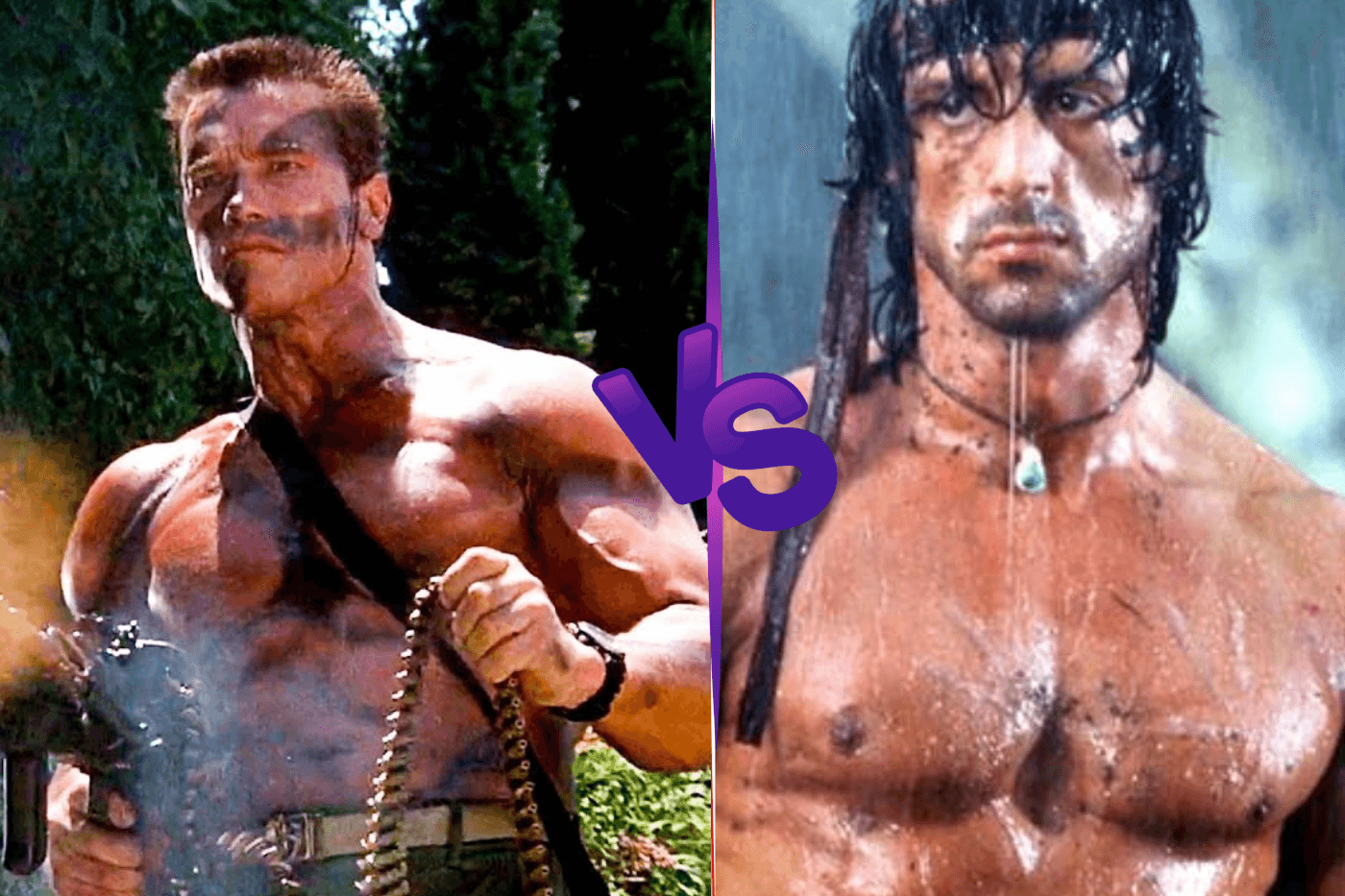 Arnold Schwarzenegger Vs Sylvester Stallone Epic Showdown